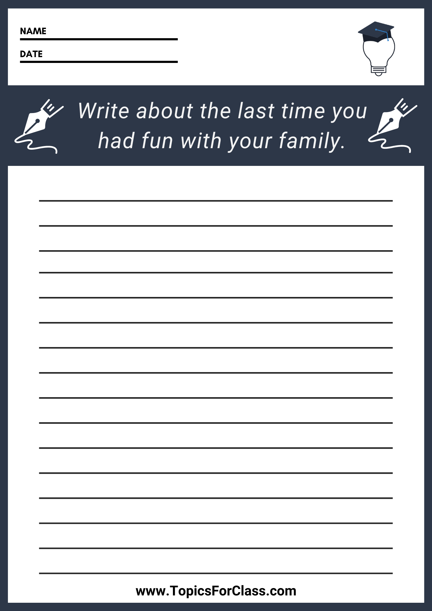 Writing Prompt Worksheets TopicsForClass Writing Prompt Worksheets TopicsForClass