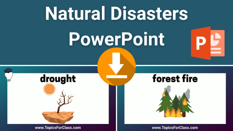 Natural Disasters Vocabulary List With Flashcards And PPT - TopicsForClass
